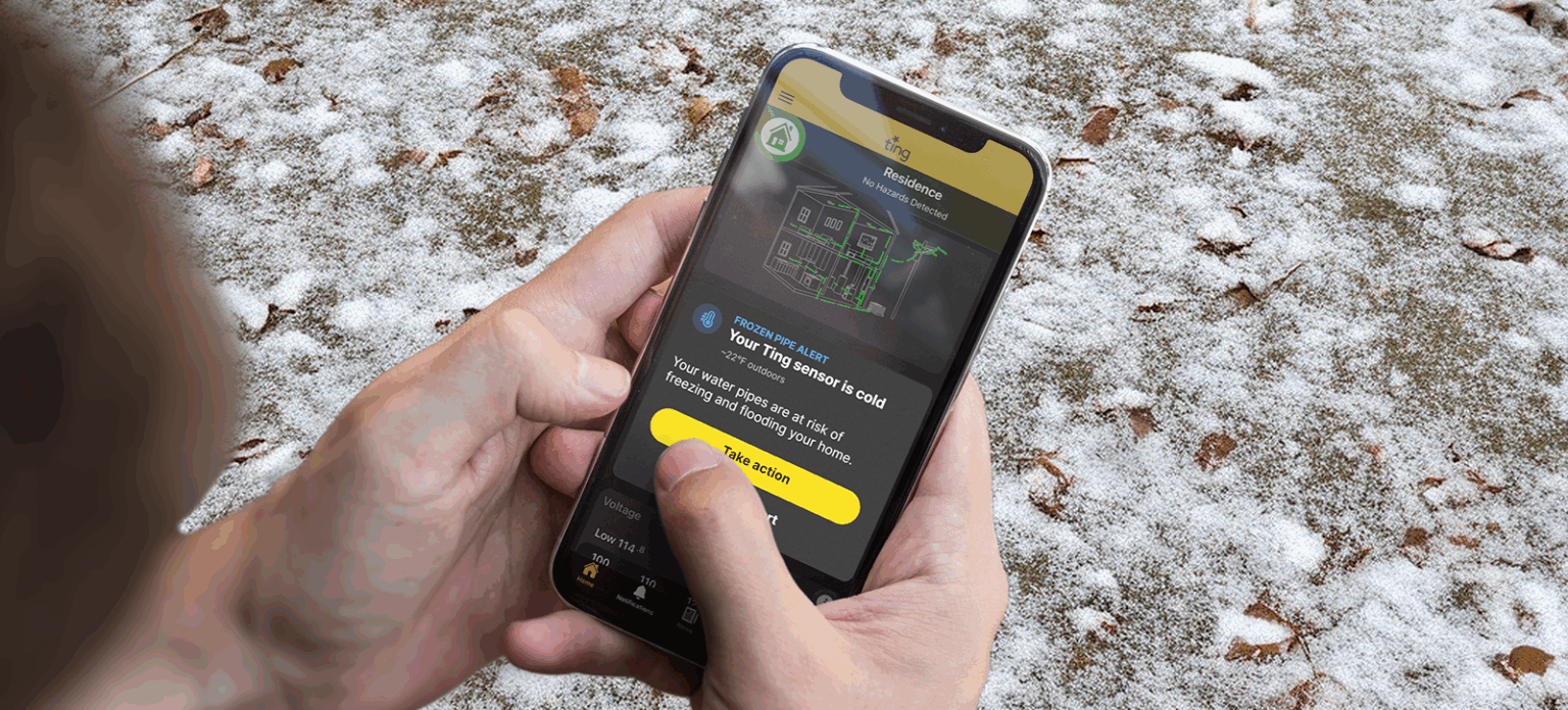 Introducing Frozen Pipe Alerts & Early Prevention with Ting